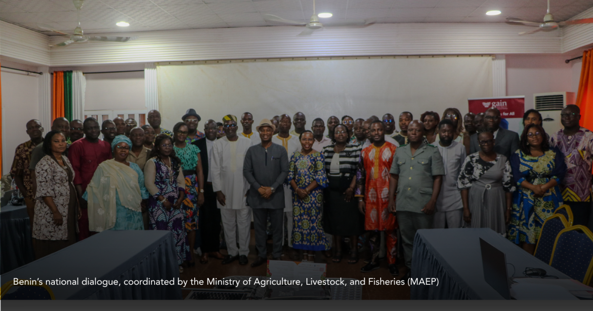 Prioritize, arbitrate, align: how Benin is making its food systems ...